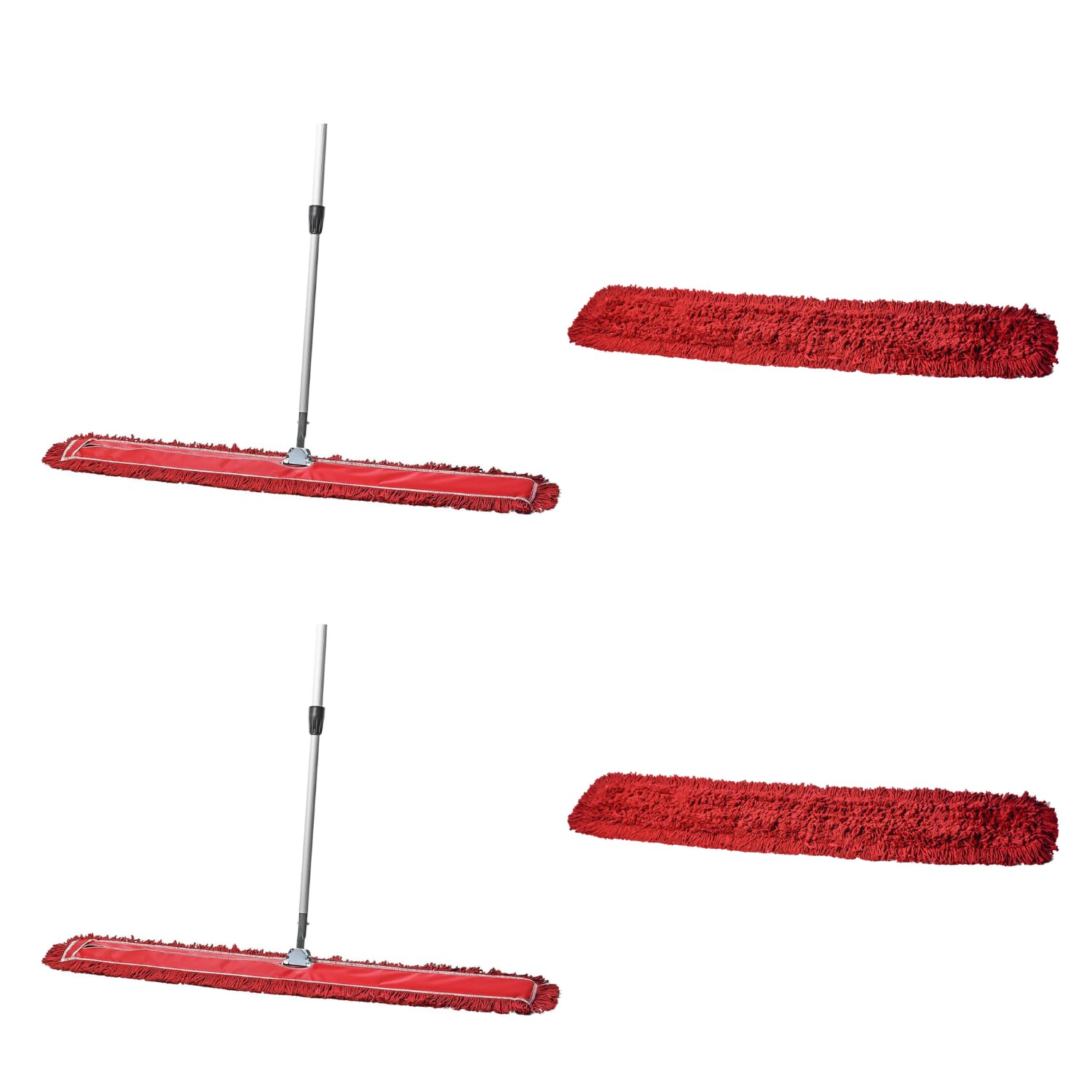 Amazon.com: Tidy Tools 48 Inch Red Dust Mop with Extendable Handle and ...