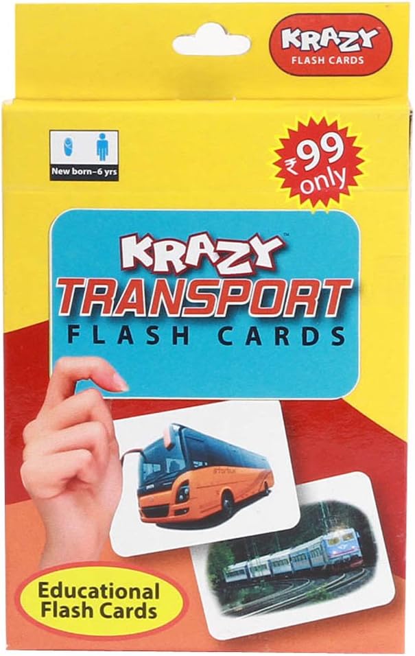 Buy Krazy Flash Cards - Jumbo Set of 10 ( Capital Alpahbets, Fruits ...