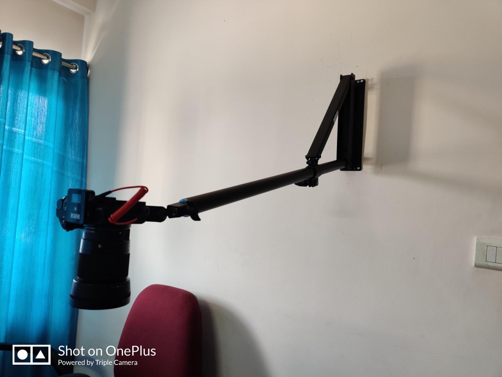 HARISON Wall Mounting Boom Arm Stand for Studio Lights/Wall Boom (Mini ...