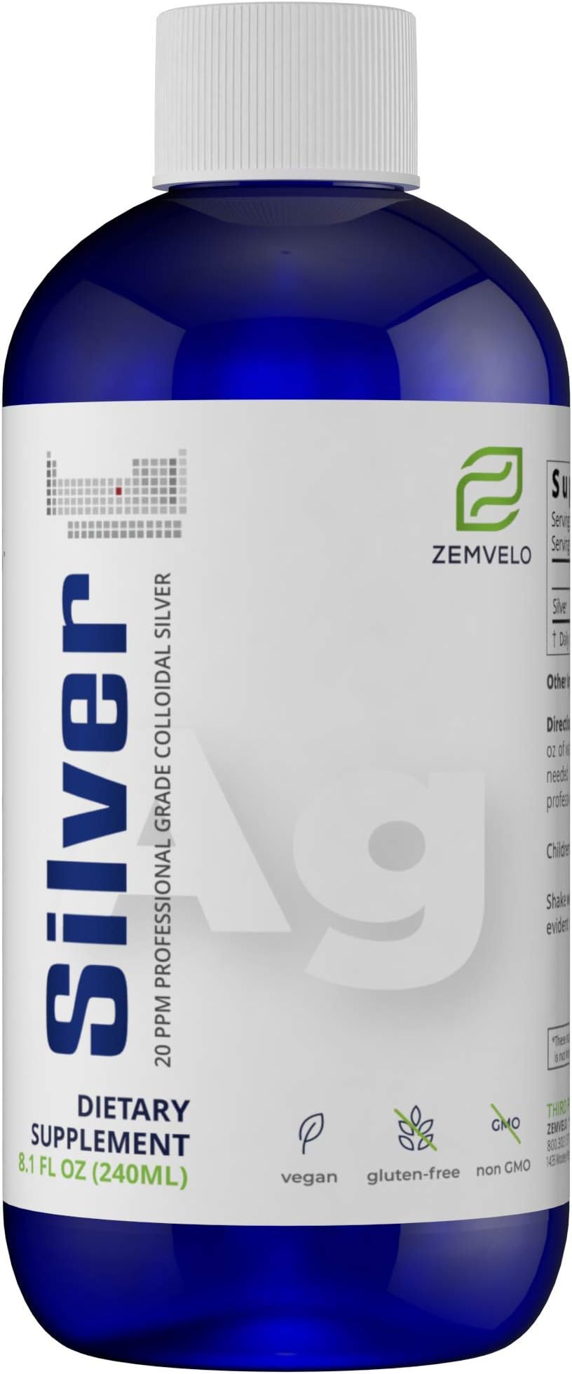 Amazon.com: Peaceful Mountain Ionic Colloidal Silver - Natural Silver ...