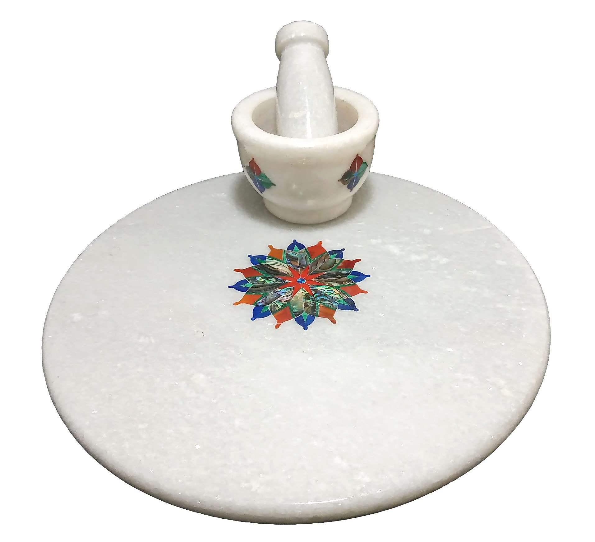 Qadri Handicrafts Handcrafted Exclusive Combo Of Marble Rotti Maker ...