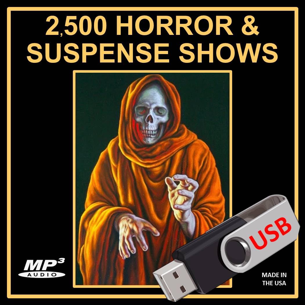 Amazon.com: Collection of 2,500 Best Old Time Radio Horror & Suspense ...