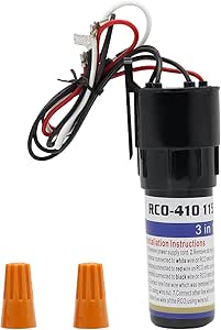 Amazon.com: Brlyeeanze RCO410 3 in 1 Hard Start Capacitor Kit for ...
