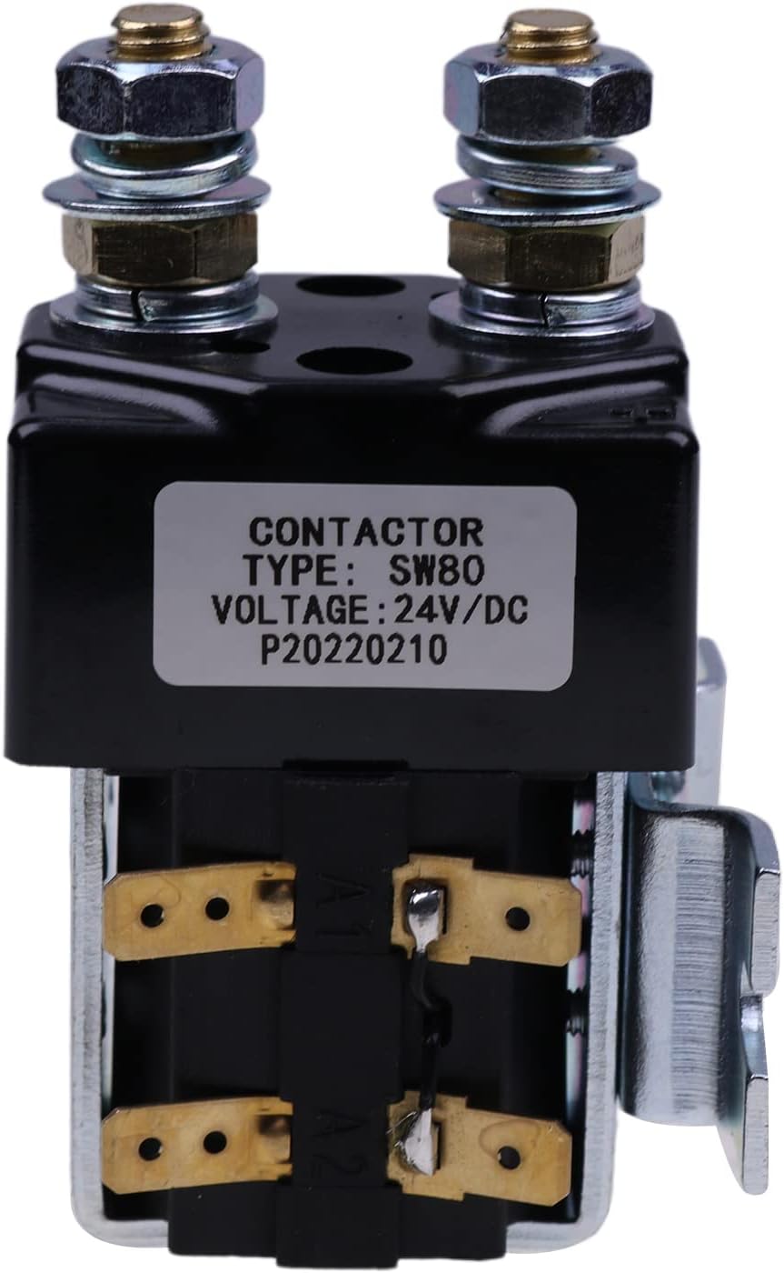 Amazon.com: 24V 125A DC Contactor SW80-6 Compatible with Forklift ...