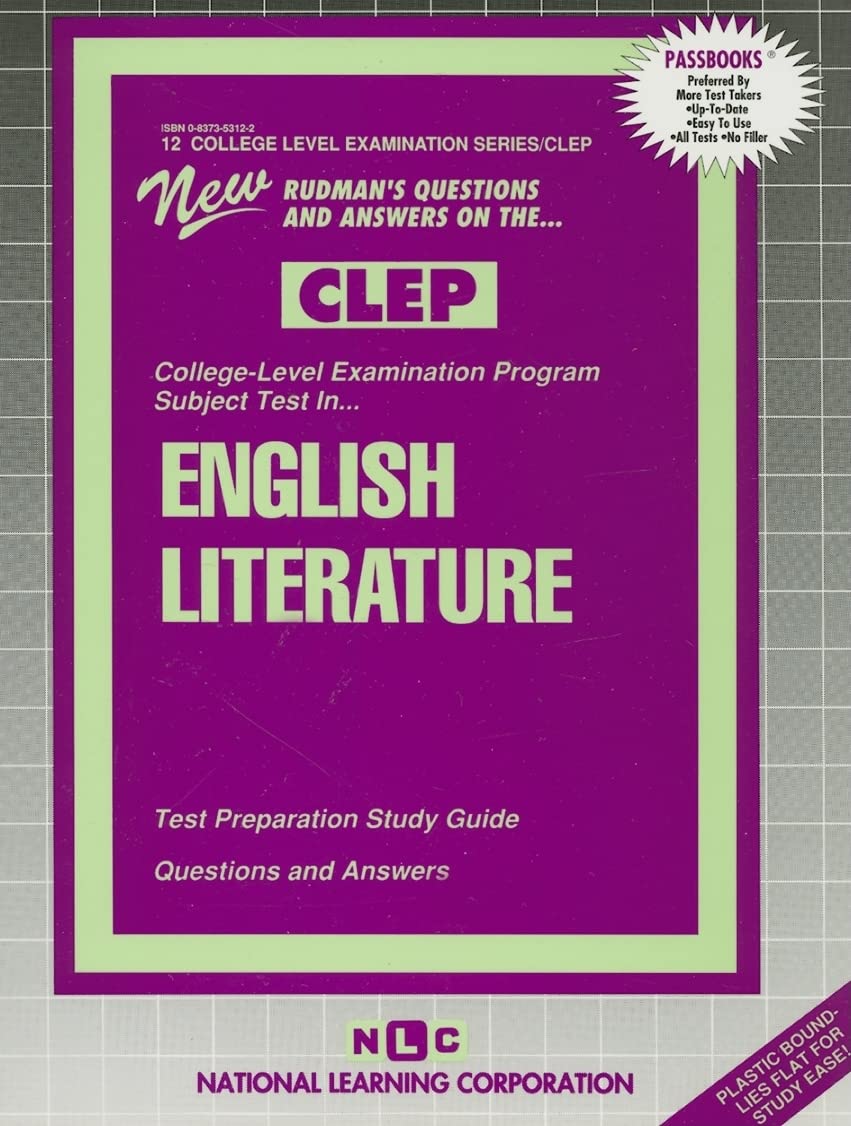 Amazon.com: ENGLISH LITERATURE (College Level Examination Series ...