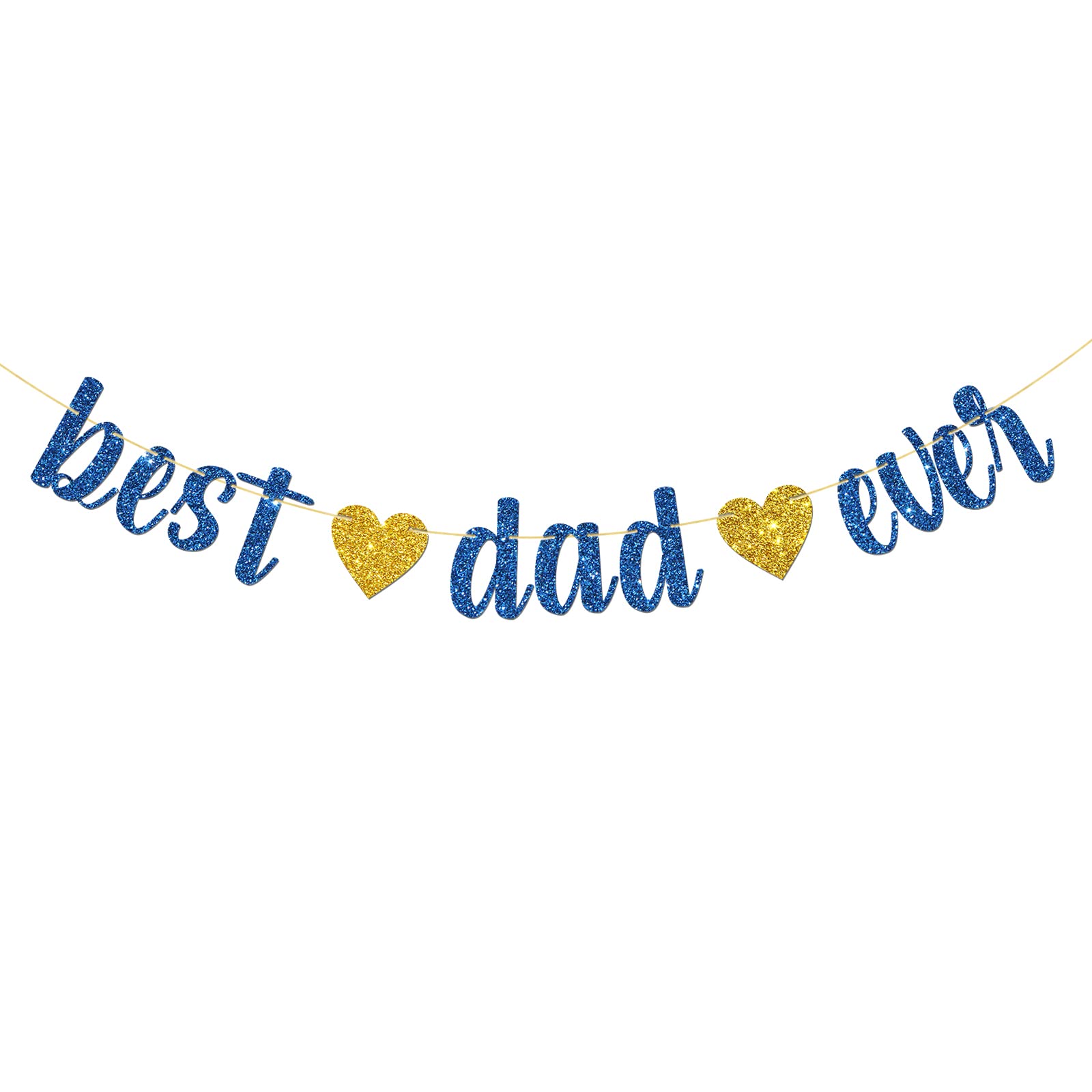 Amazon.com: Belrew Best Dad Ever Banner, Daddy Birthday Banner Decor ...