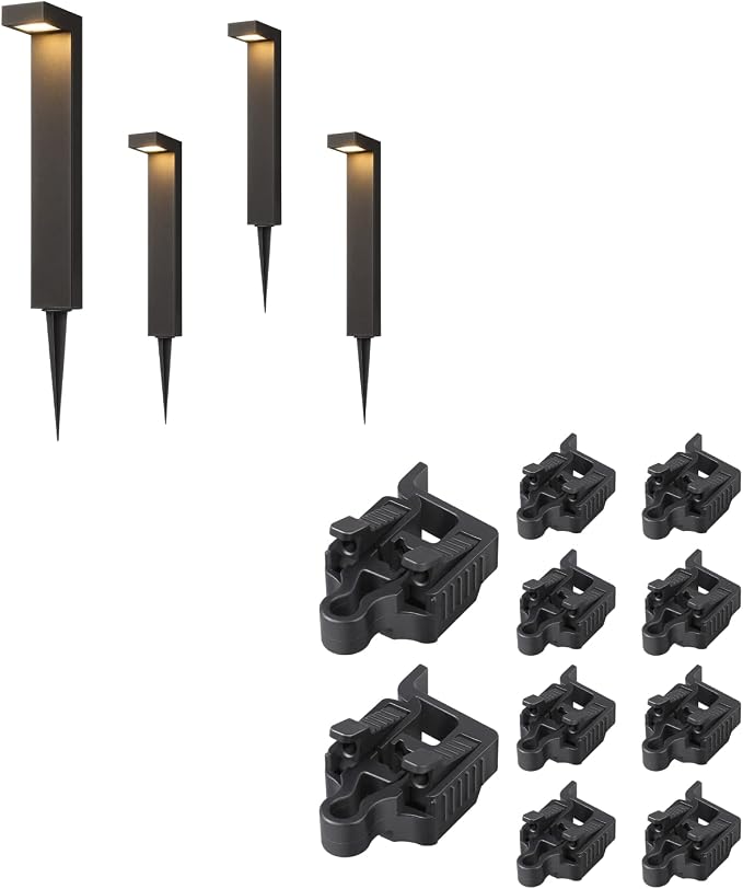 EDISHINE 10-Pack Low Voltage Wire Connector, Landscape Lighting Cable ...