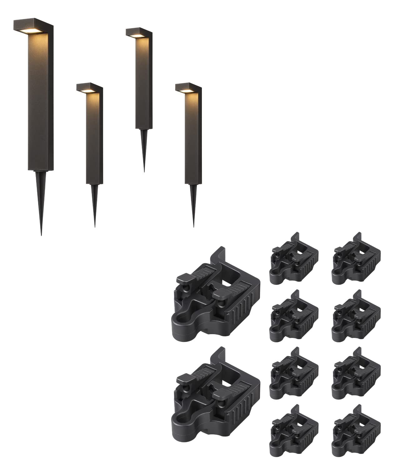 EDISHINE 10-Pack Low Voltage Wire Connector, Landscape Lighting Cable ...