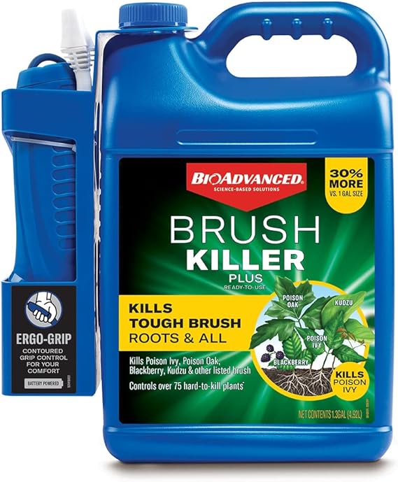 Amazon.com : BioAdvanced Brush Killer Plus, Weed Killer Spray, Ready-to ...