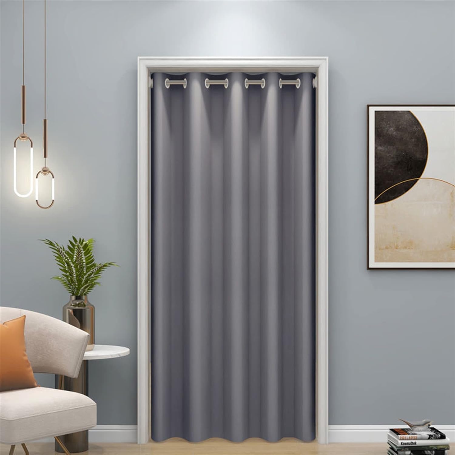 Amazon.com: Liveinu Door Curtain for Doorway Privacy Thermal Insulated ...