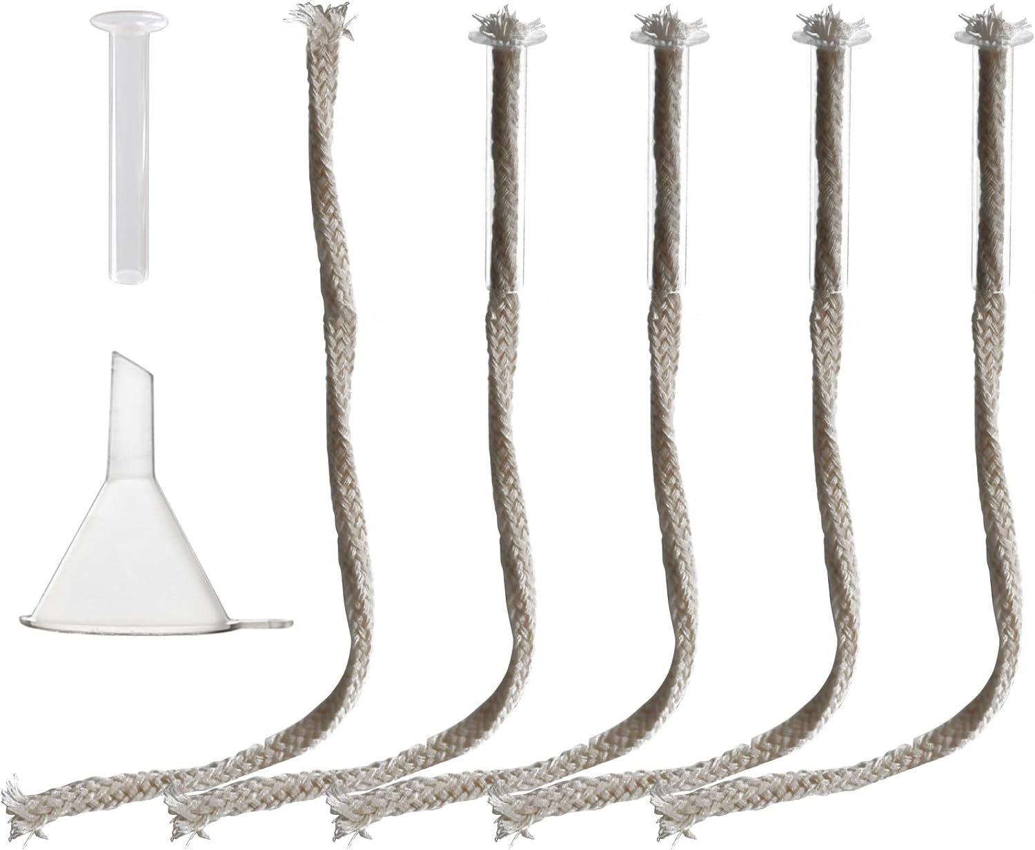 Amazon.com: GXFCCYXT 5 Pieces Glass Tube Holder Wick Replacement Cotton ...