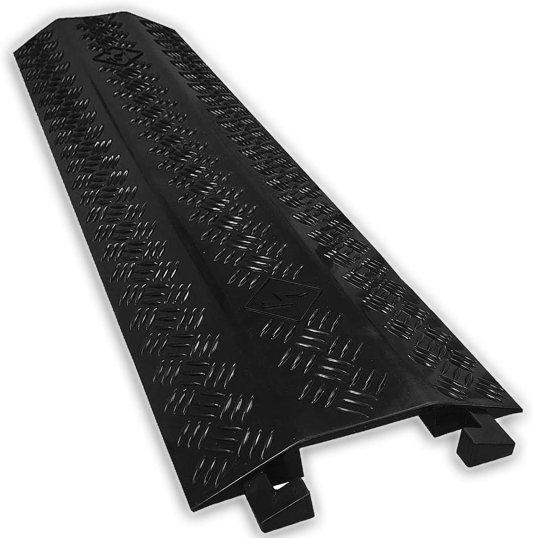 EZ Runner PVC Drop Over Cable Ramp - Single Channel - Black : Amazon.ca ...