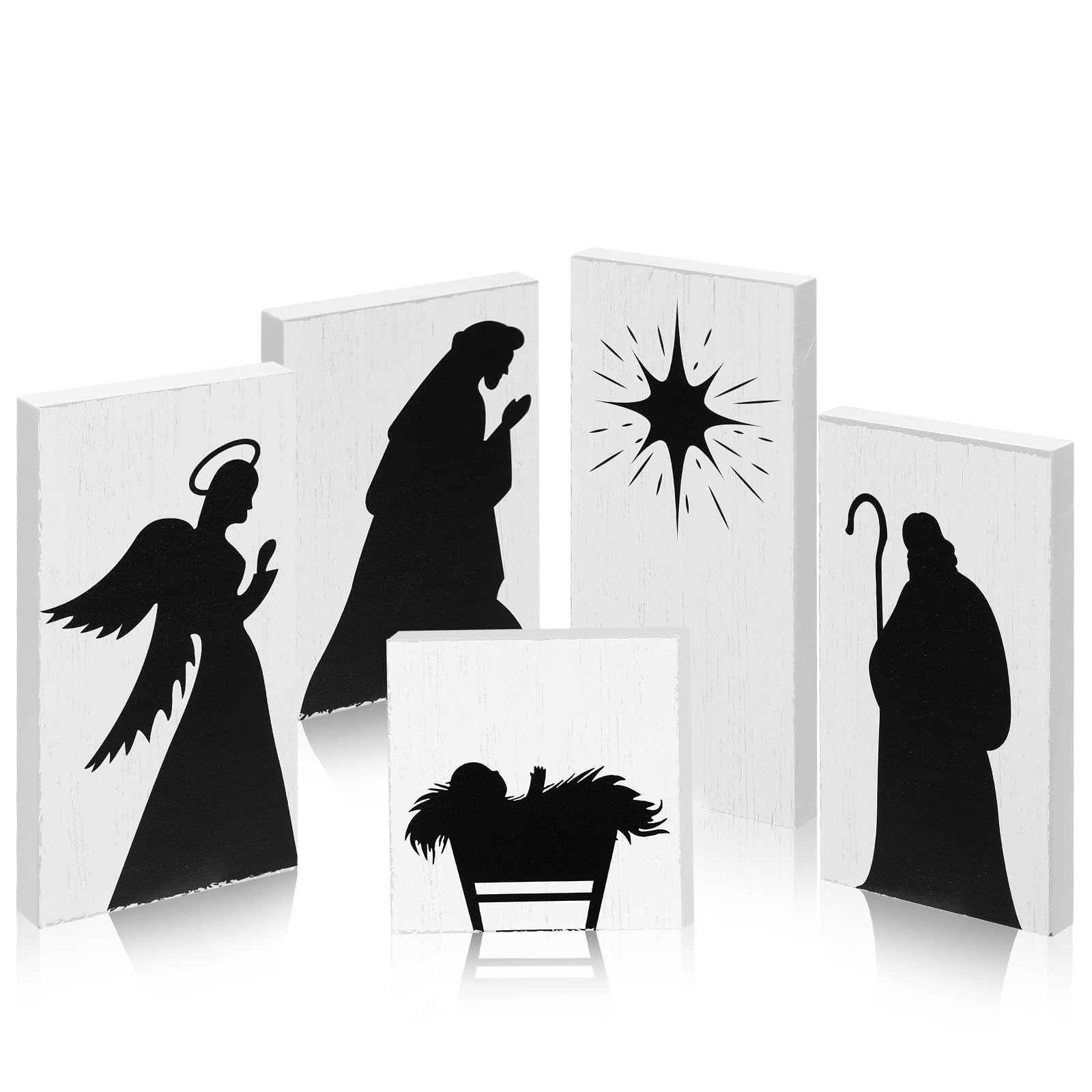 Nativity Scene Black And White