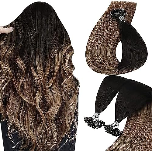 Amazon.com : Tape Hair Extensions 50g and U Tip Hair Extensions 50g ...
