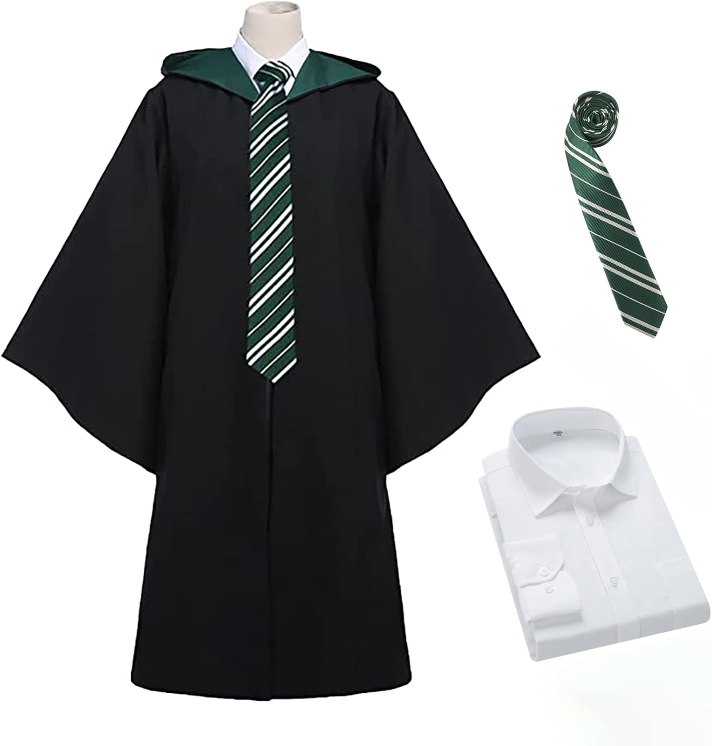 Amazon.com: CIONIC Wizard Costume Set 3PCS, Wizard Robes Magician Cloak ...