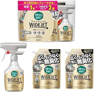 Amazon.co.jp: リセッシュ ワイドジェット 除菌ex 無香料 本体 410ml 詰め替え 660ml 2袋 業務用 まとめ買い オリジナルポケットティッシュ : 産業・研究開発用品