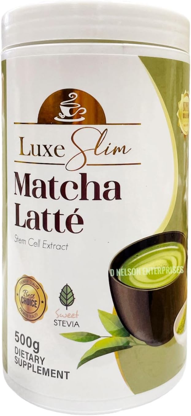 Amazon.com: Luxe Slim Matcha Latté with Stem Cell Extract, 21g x 10 ...