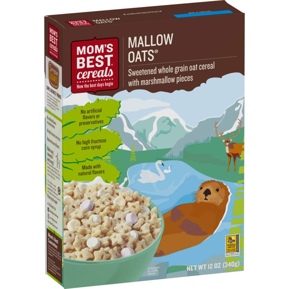 Amazon.com: Mom's Best Mallow Oats Cereal, Made with Whole Grain, No ...