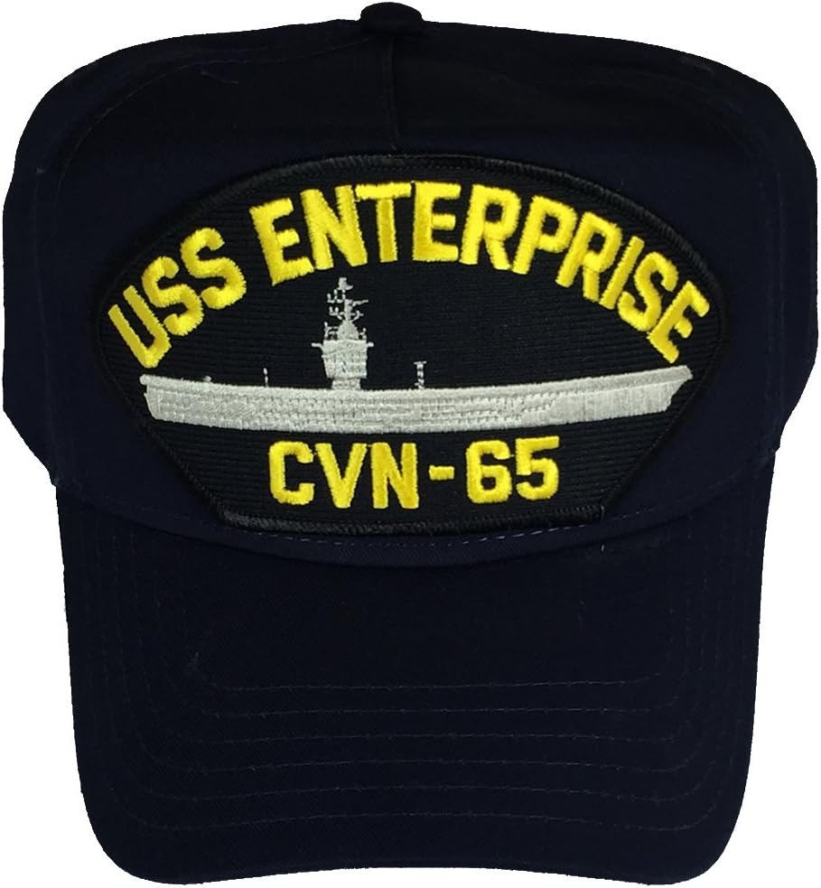 EC USS Enterprise CVN-65 Hat - Navy Blue - Veteran Owned Business at ...