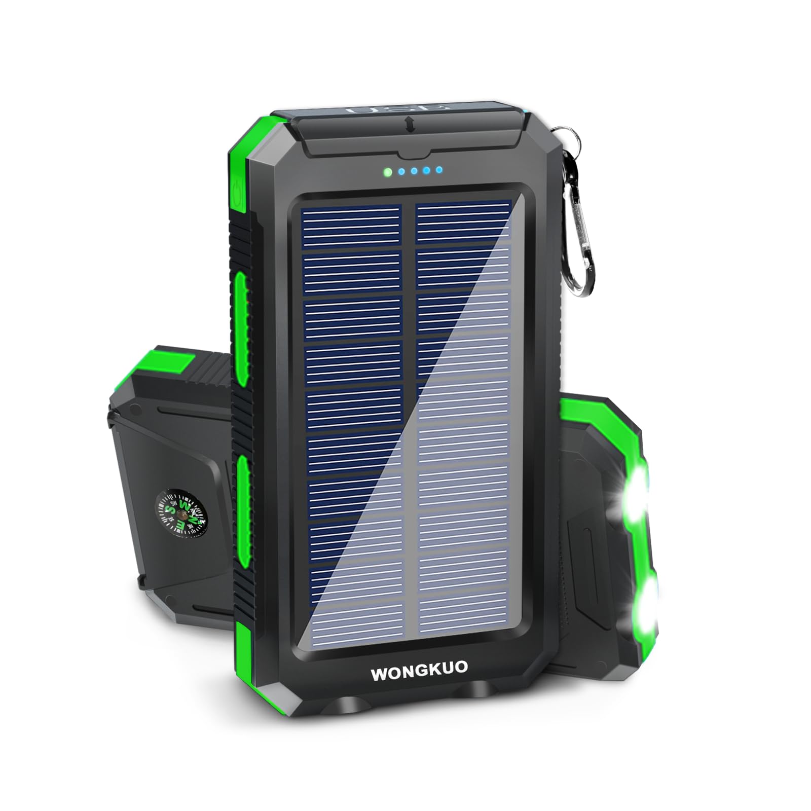 Amazon.com: WONGKUO Solar Charger Power Bank - 𝟮𝟬𝟮𝟰 𝙐𝙥𝙜𝙧𝙖𝙙𝙚 36800mAh ...