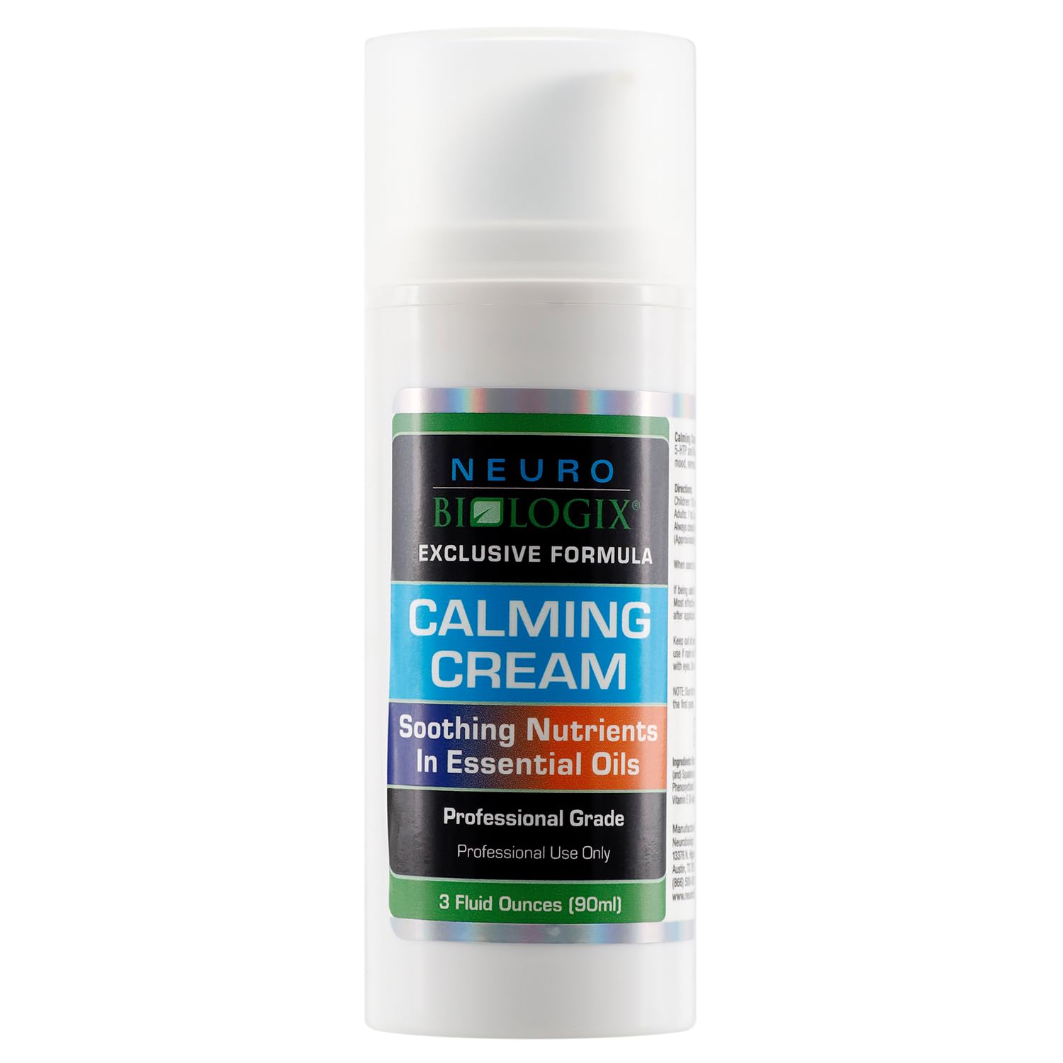 Amazon.com : Calming Cream by Neurobiologix, Relaxation, Mood, and ...
