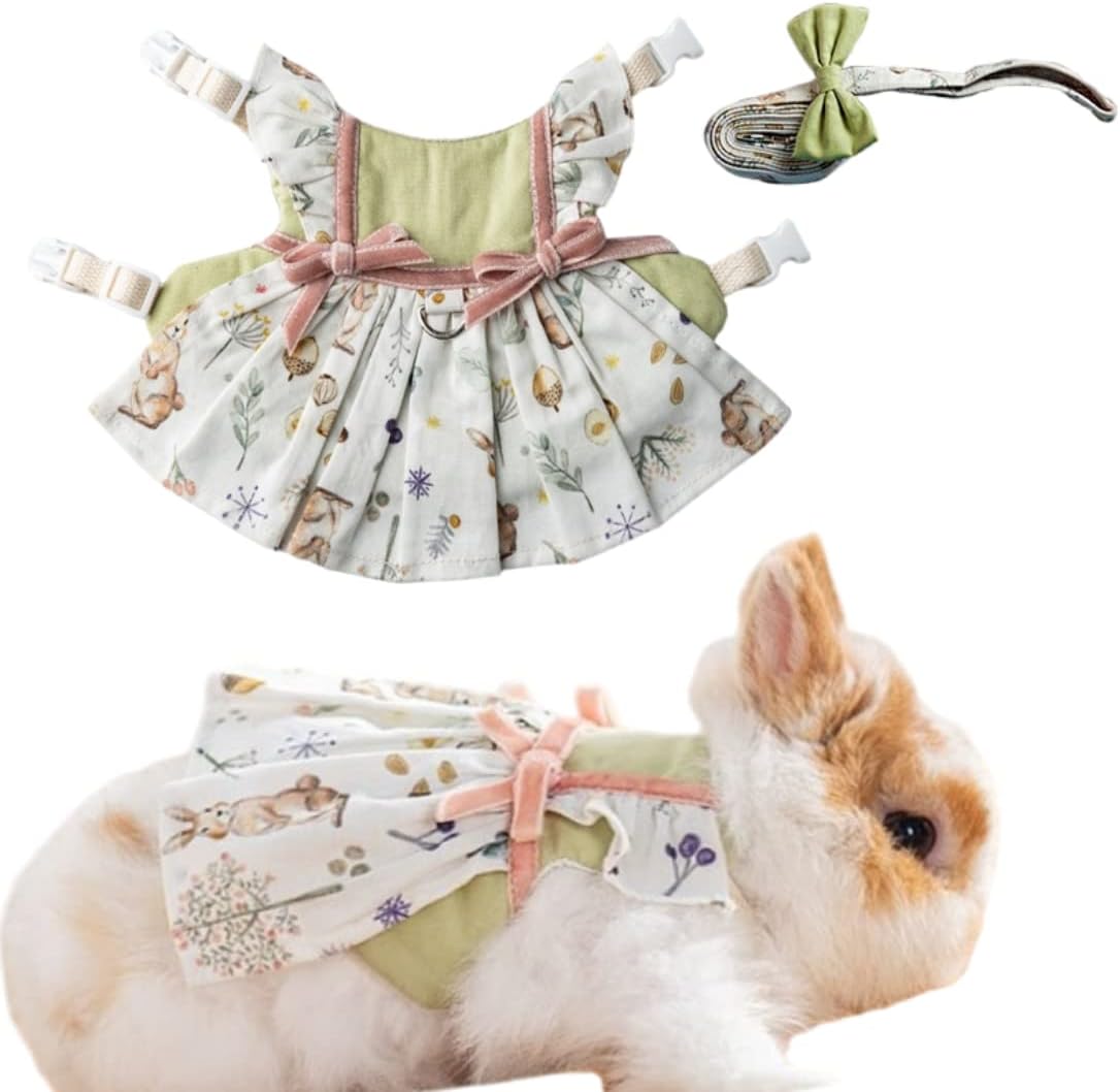 Amazon.com : Rabbit Harness and Leash for Walking Escape Proof - Bunny ...