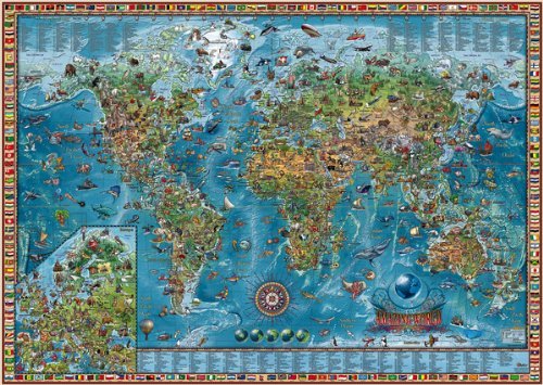 World Map Poster | Amazon.com.br
