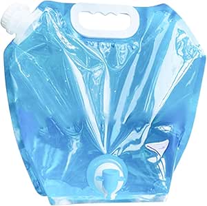 Amazon.com: JECOMPRIS Collapsible Water Jug Camping Water Bags 10 ...