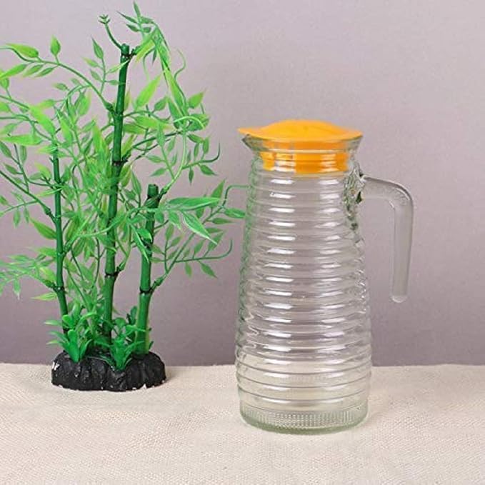 Buy Mrhousedecor | 1000ml Transparent Juice Jug with Set of 2 Glass for ...