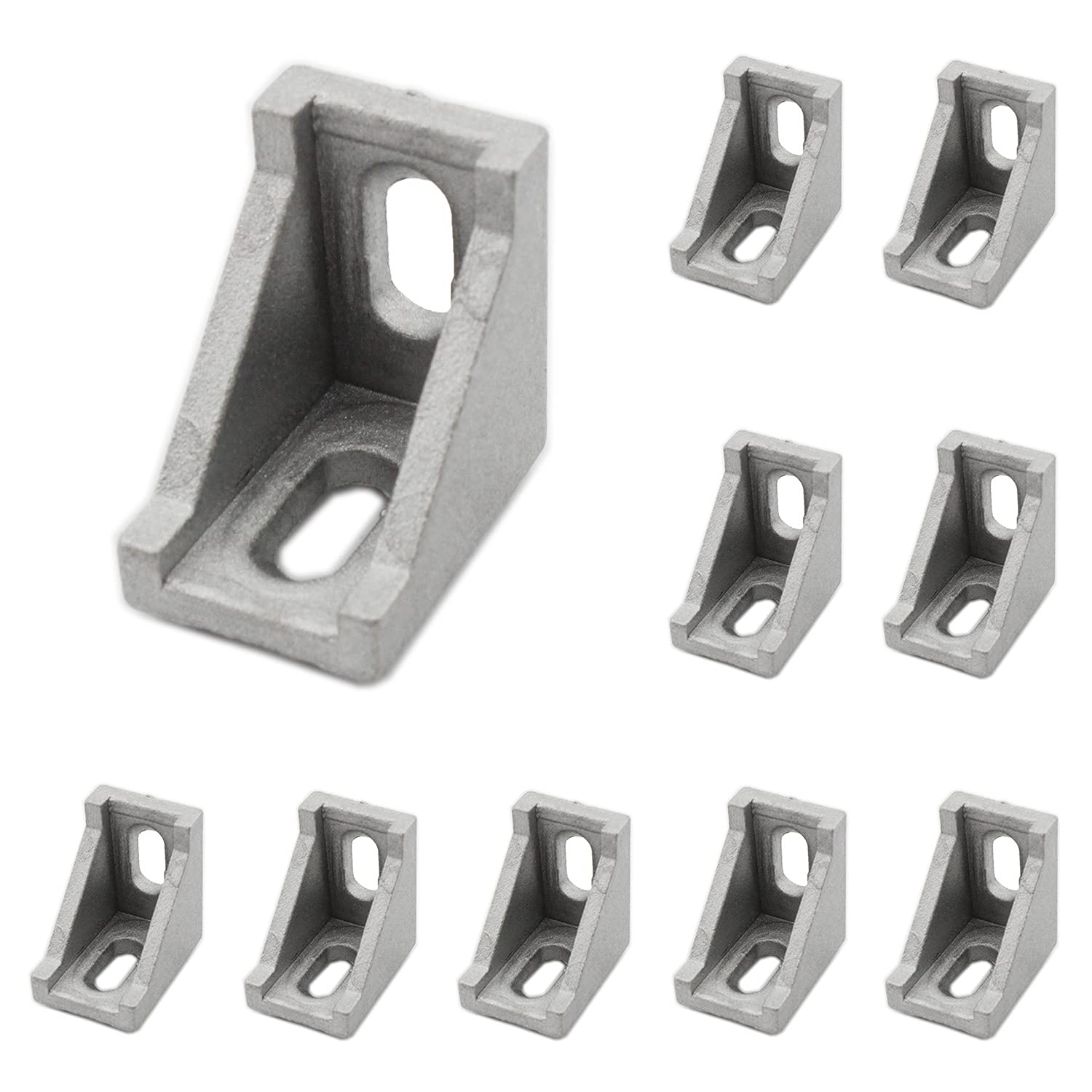 Aluminum L Shaped Brackets L Shape Silver Inner Corner Connector Joint