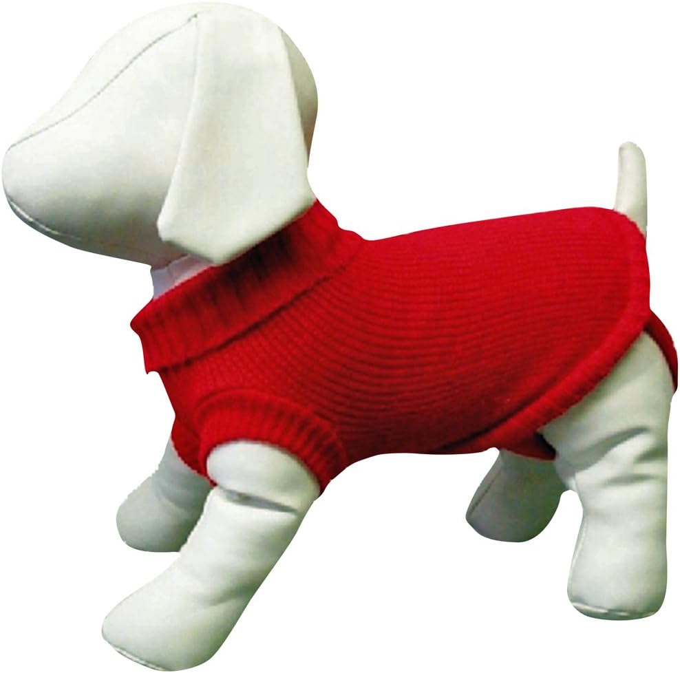 Amazon.com : Amazing Pet Products Dog Sweater, 12-Inch, Red : Pet ...