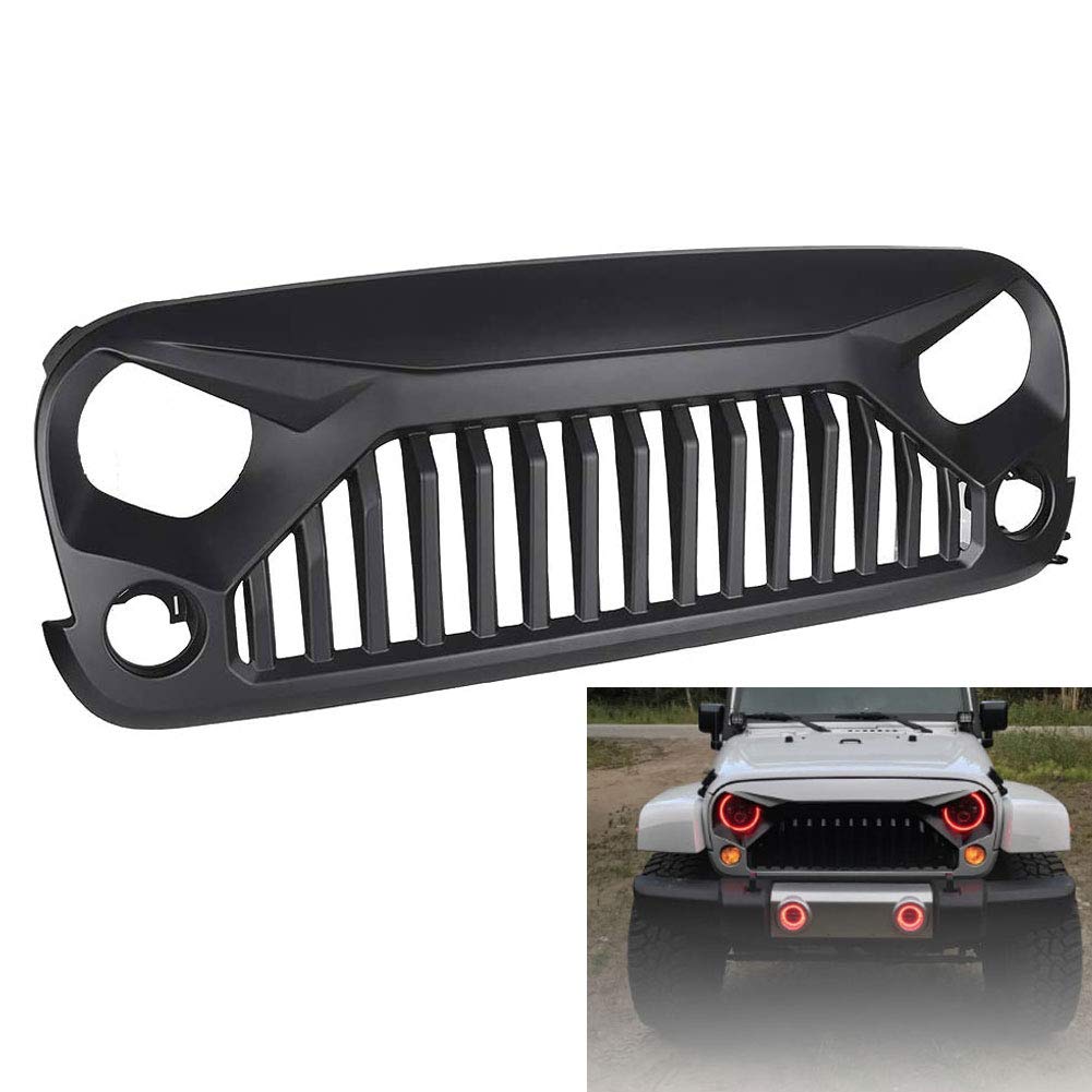 Buy Car Exterior Front Bumper Radiator Racing Grilles For Jeep Wrangler ...