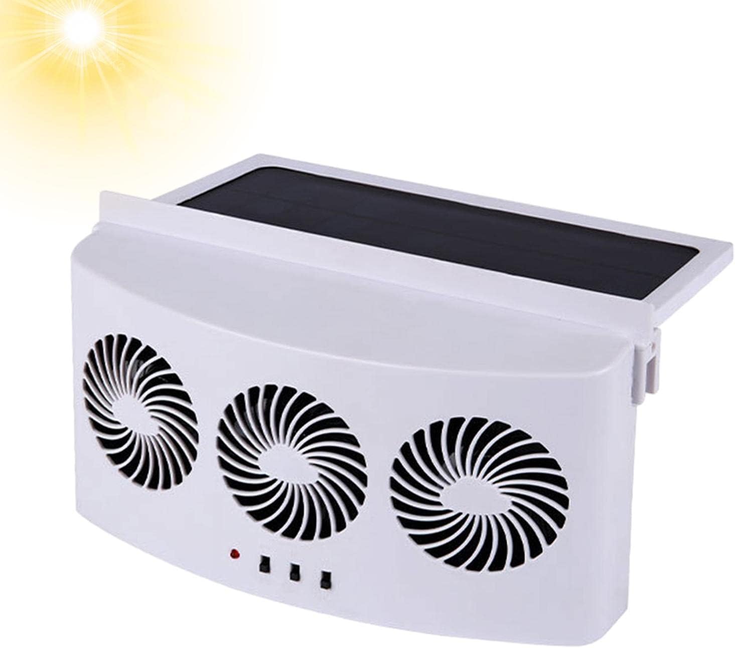 Amazon.com: KEFFOR Exhaust Window Fan, Solar Powered Car Fan, Energy ...