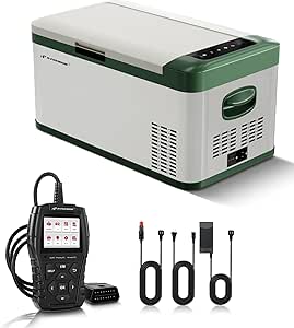 Amazon.com: AD200 Scanner Car Diagnostic Tool & 21QT/20.1L Portable Car ...