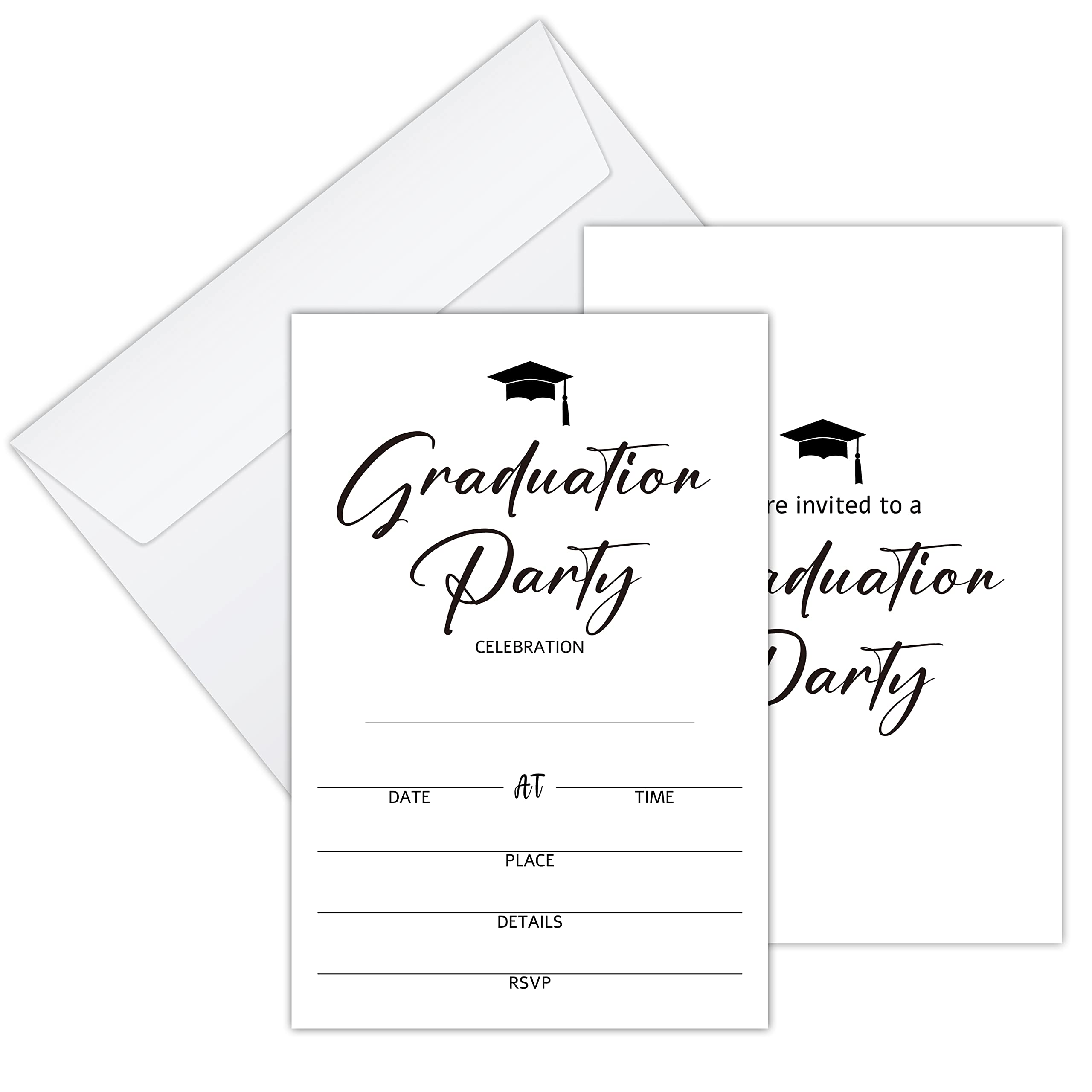Amazon.com : Graduation Party Invitations Cards, Graduation Party ...