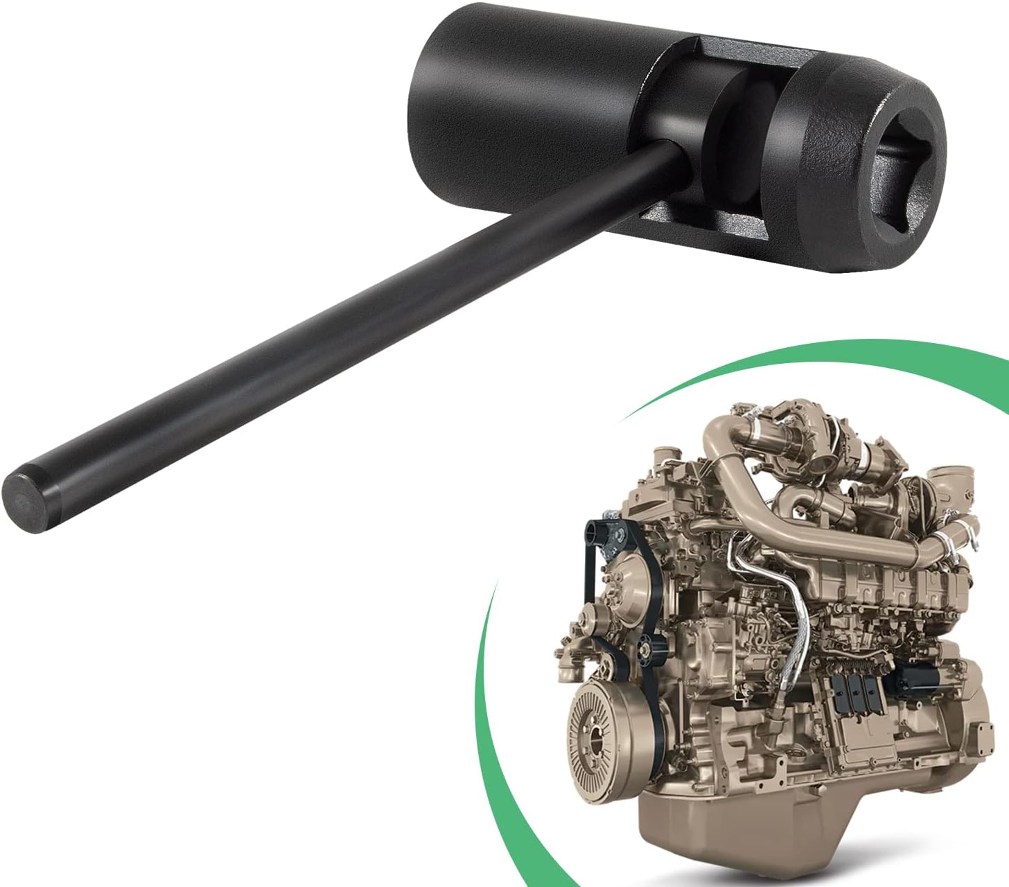 JDE92 Injector Socket Tool, 7458 21 mm Injector Nozzle Socket, for John ...