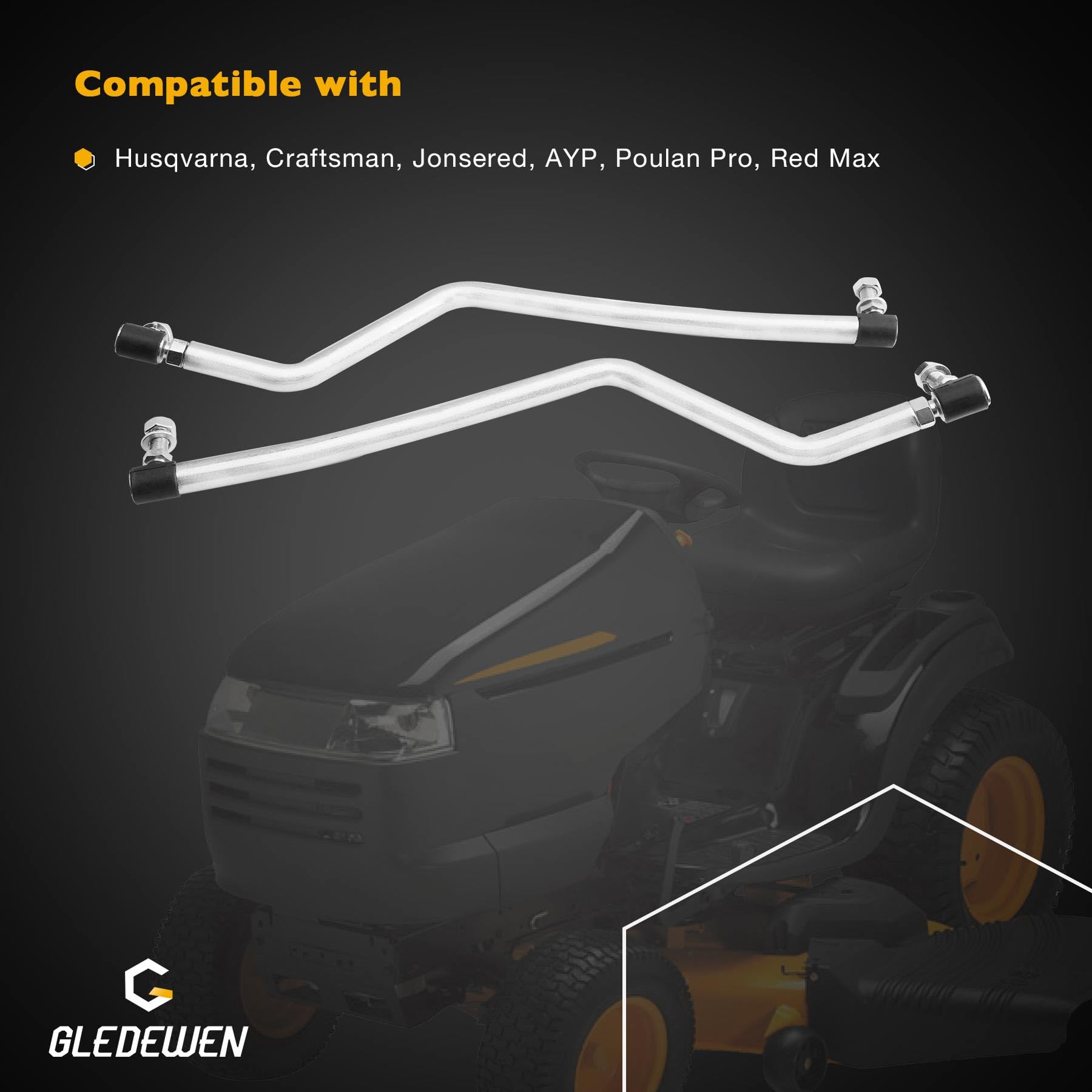 HD Switch Adjustable Steering Drag Link / Tie Rod Set For Snapper ...