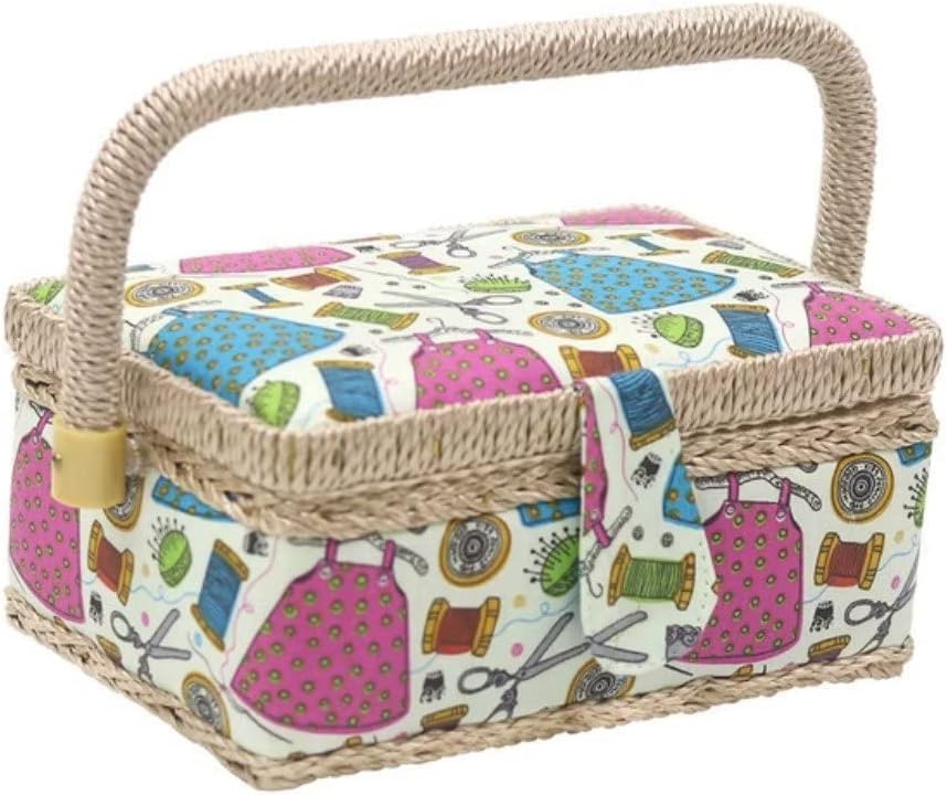 Amazon.com: Sewing Box with Accessories Starter Sewing Kit Organizer ...
