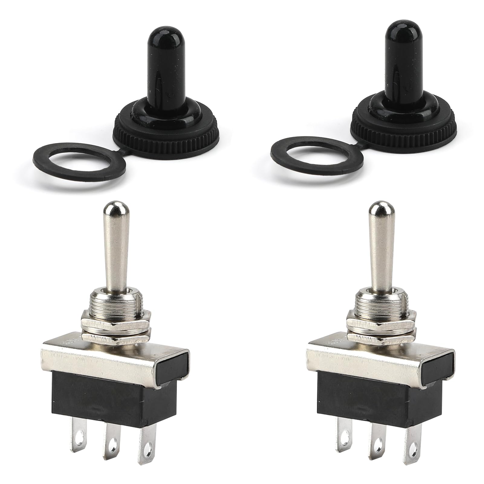 Toggle Switch, 2Pcs KN3D-103 On Off On Toggle Switch 3 Way Toggle ...