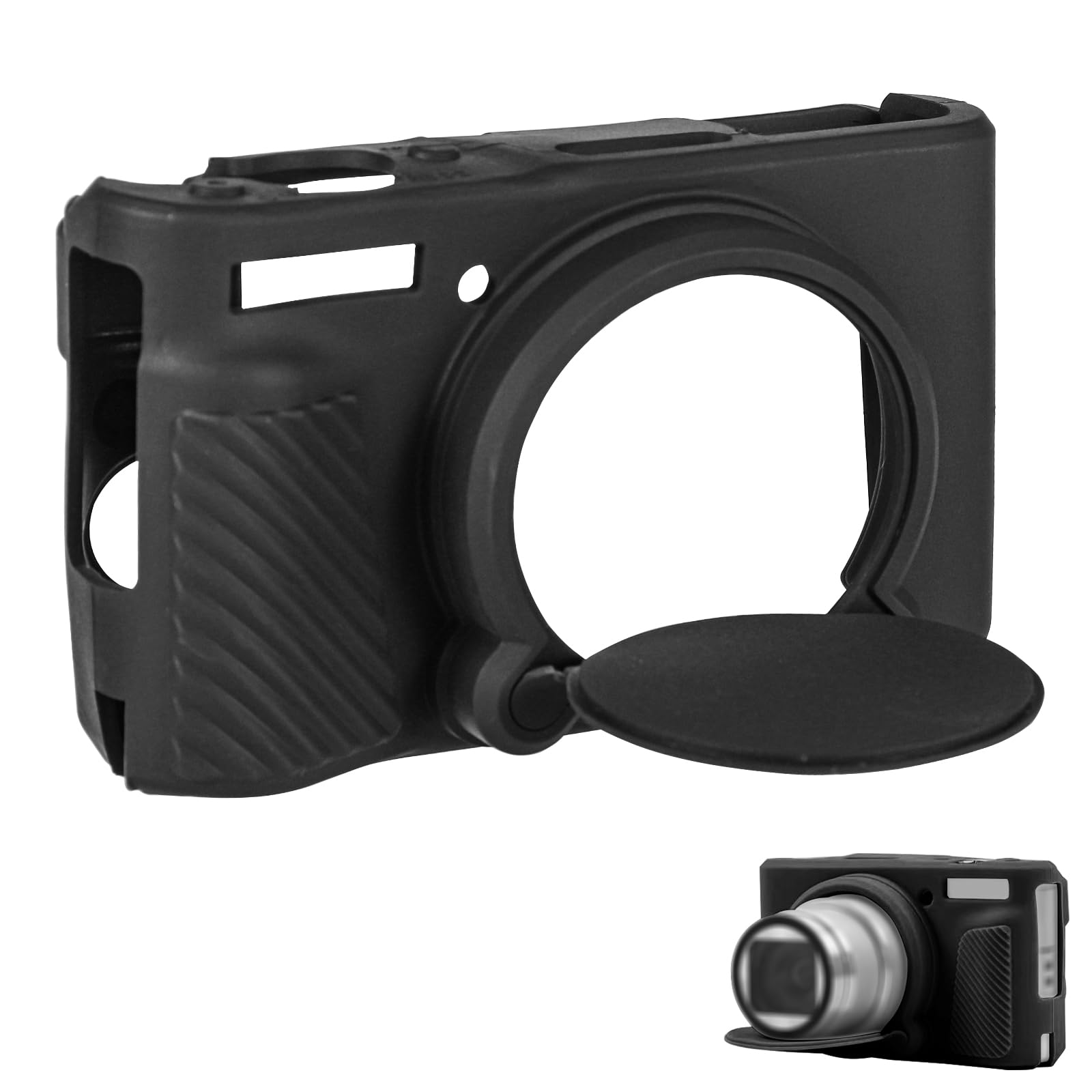 Amazon.com : Silicone Case for Canon Powershot SX740 / SX730 HS, Black ...