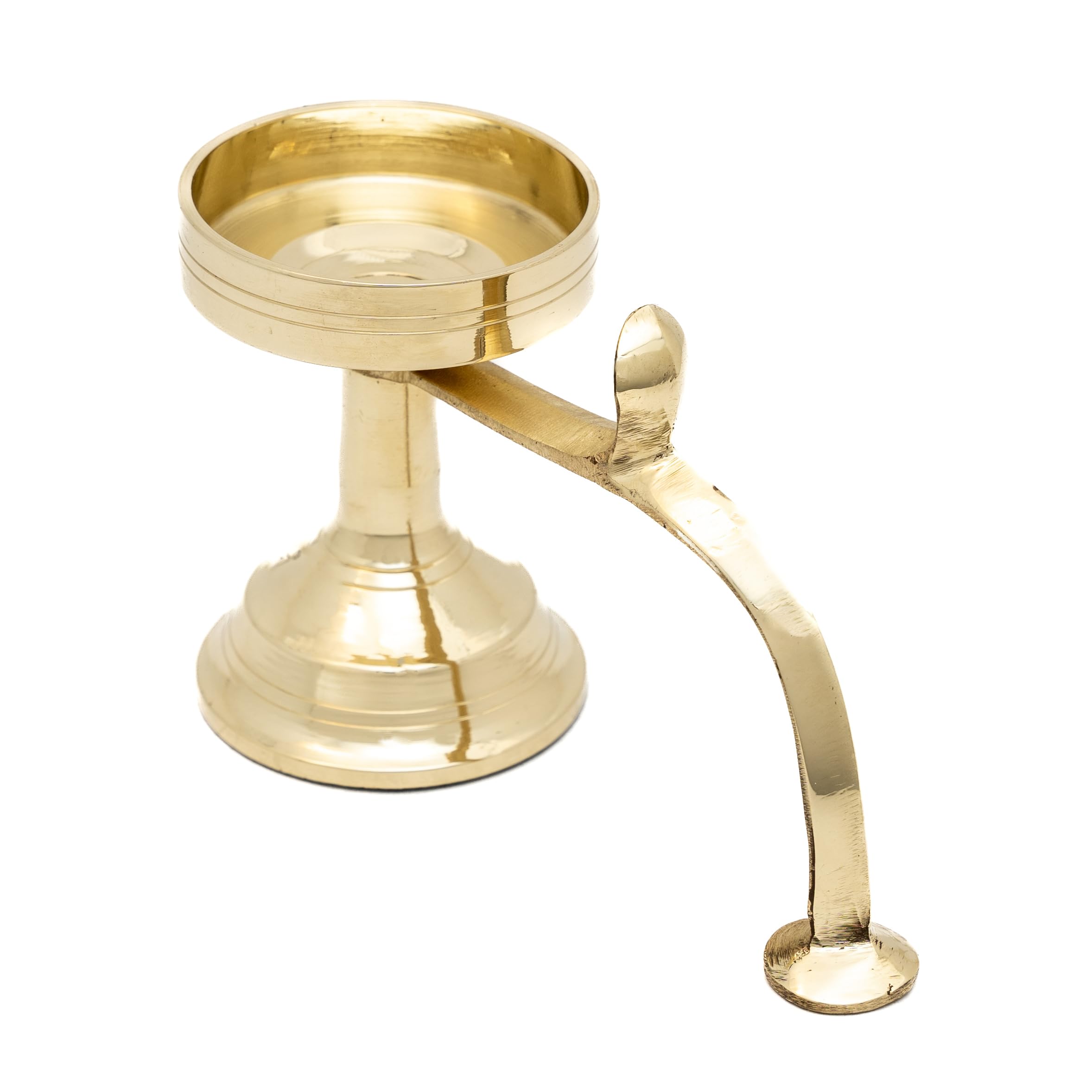 Buy DMI Brass Dhuparti/dhoopdani dhoop Stand/sambrani dhoop Holder for ...