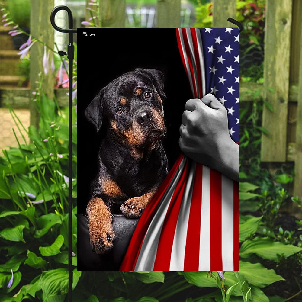 Amazon.com : Pit Bull Blue - Best of Breed DCR Patriotic I Garden Flag ...