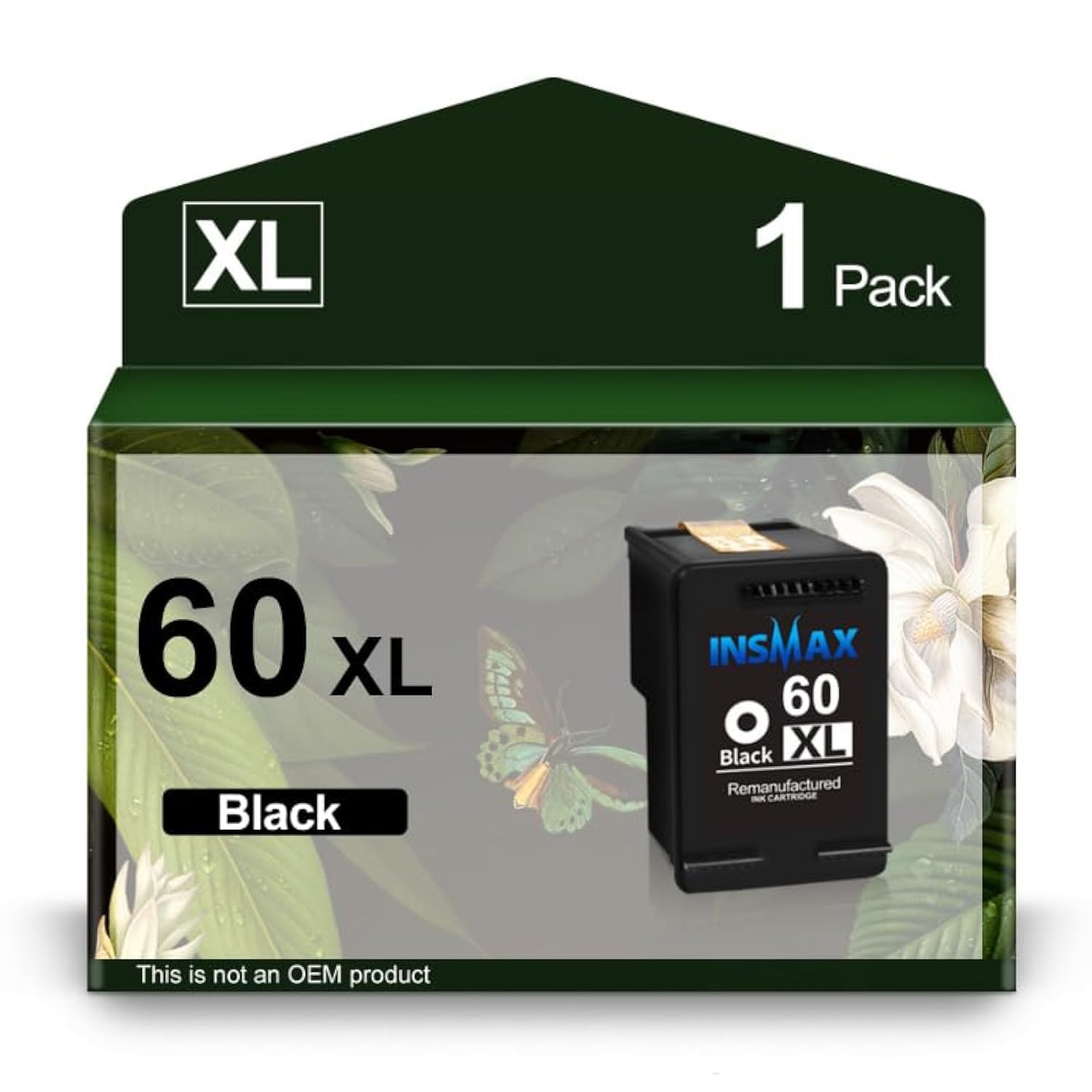 Amazon.com: 60XL Ink Cartridge Black Replacement for HP 60 Black Ink ...