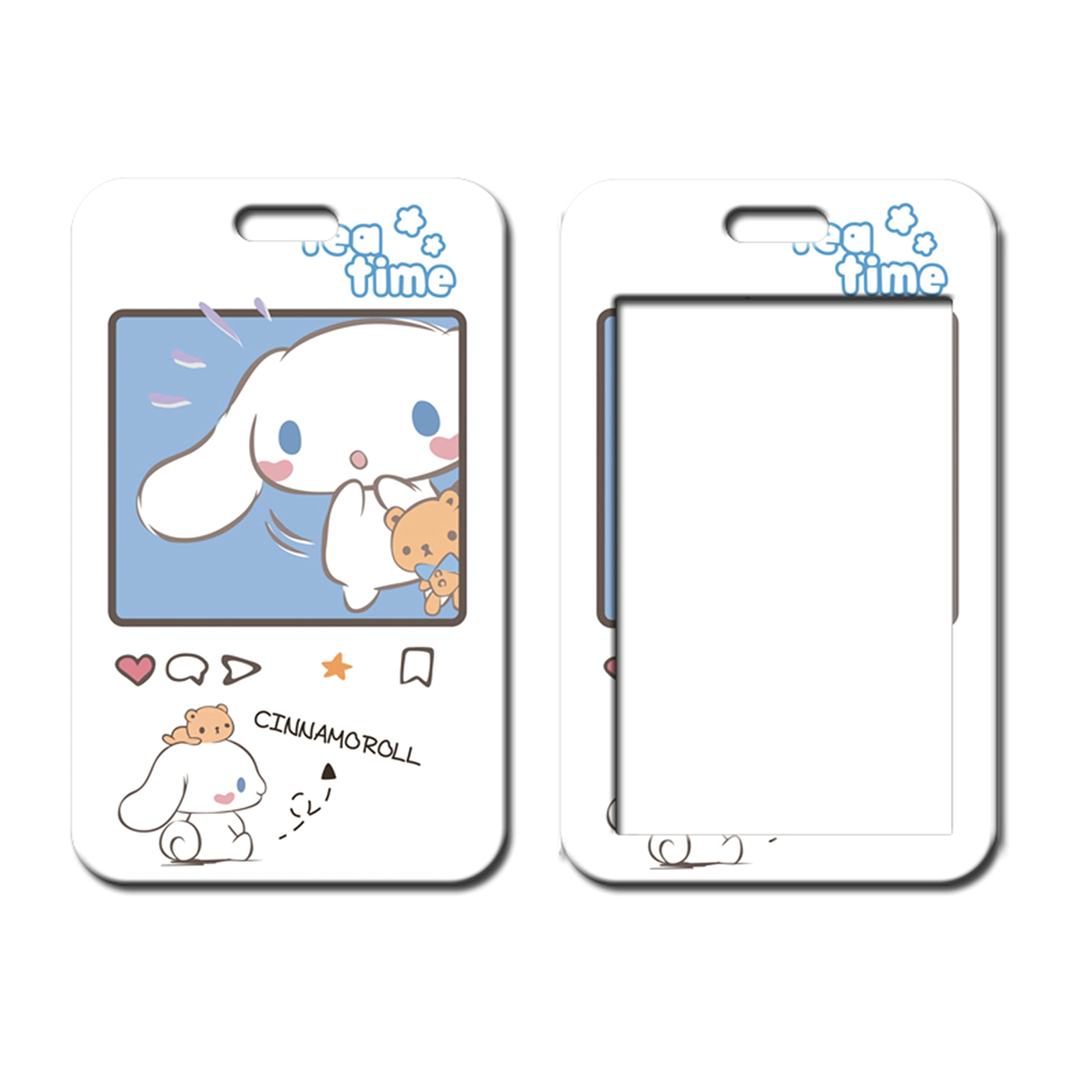 Amazon.com : Cinamorol ID Badge Holder,Funny Anime ID Card Holder,Cute ...