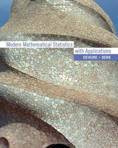 By Jay L. Devore - Modern Mathematical Statistics with Applications ...