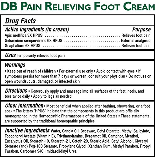 Buy MagniLife DB Pain Relieving Foot Cream, Calming Relief for Burning ...