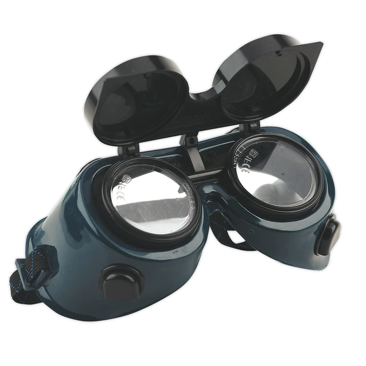 Sealey SSP6 Gas Welding Goggles with Flip-Up Lenses - Blue : Amazon.co ...
