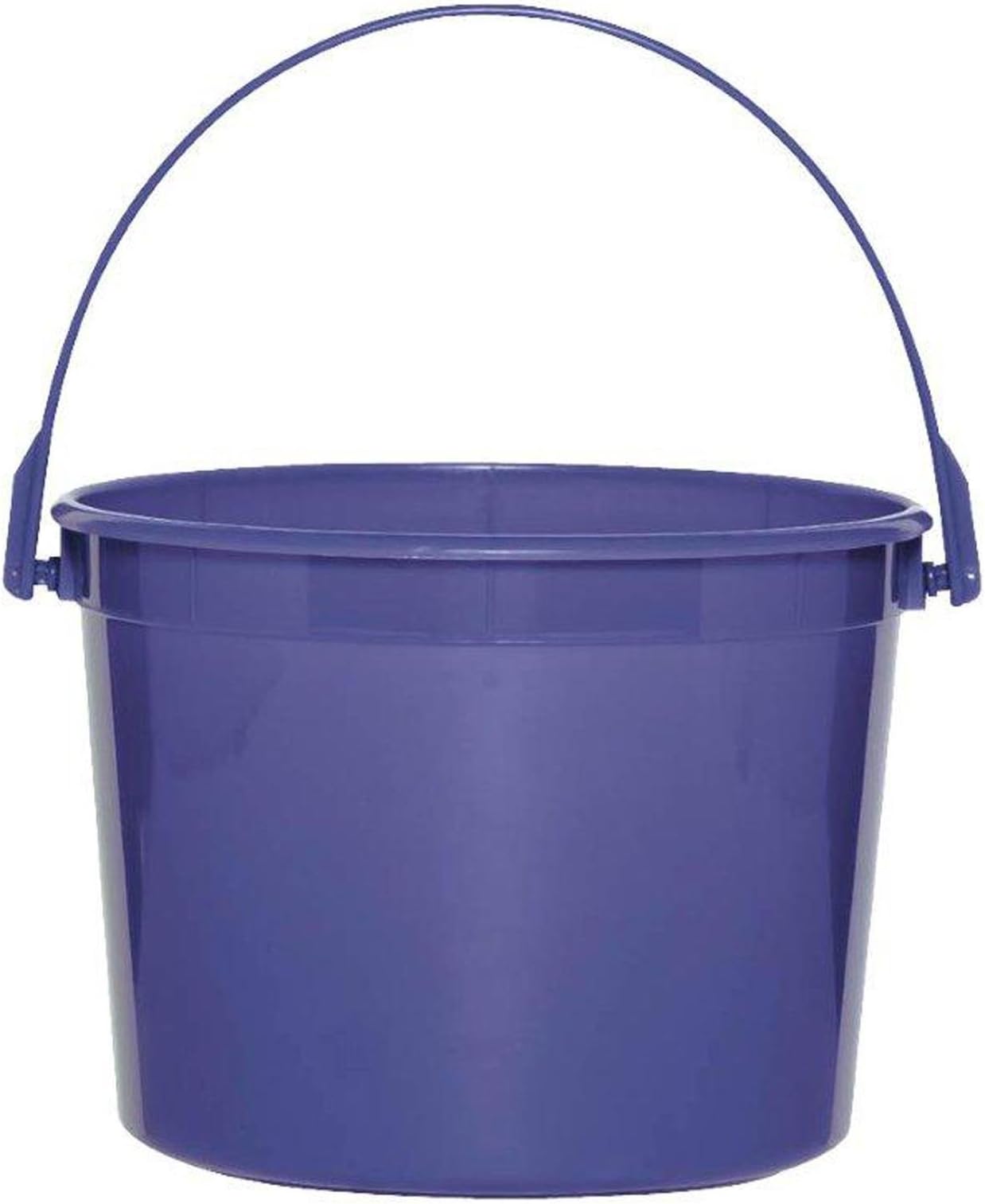 Amazon.com: Multipurpose New Purple Plastic Bucket with Handle - 6.25 ...