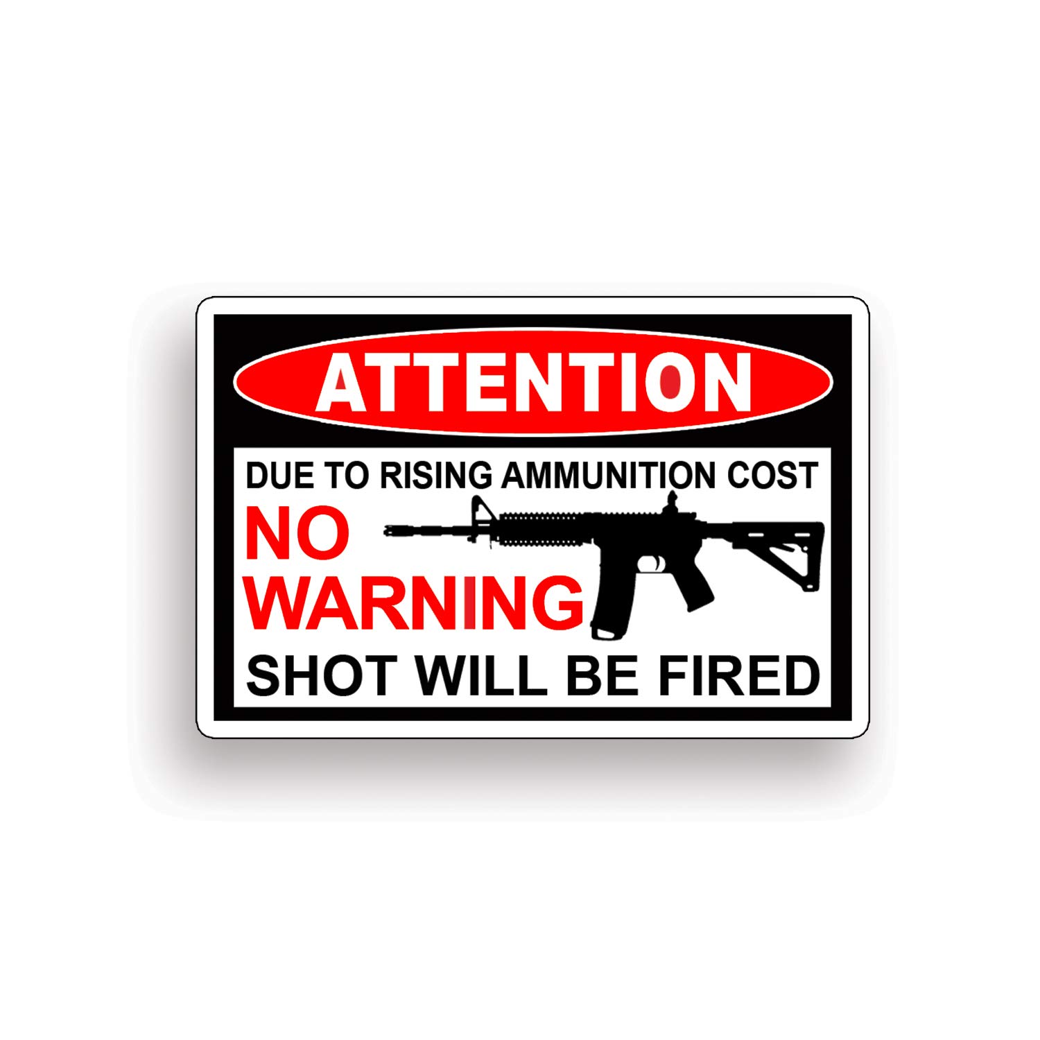 Gun Warning Stickers