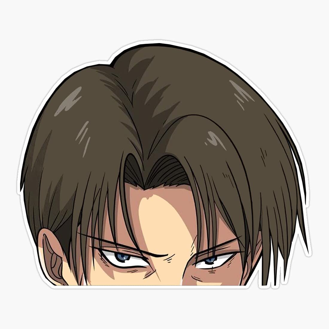 Buy Levi Ackerman Peeker Sticker - Titan Anime Levi Sticker - Anime ...